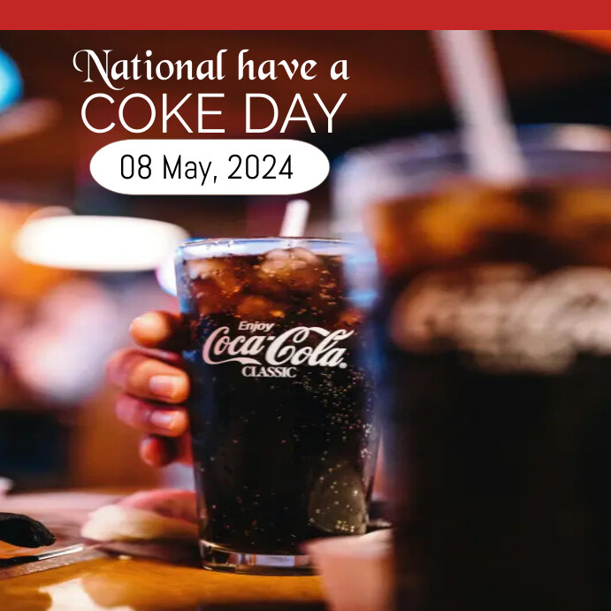Coke day template | PosterMyWall