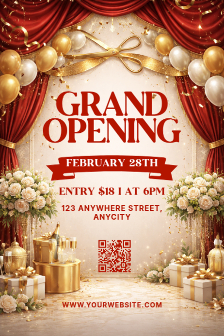 Cokelat Grand Opening Event Poster Template | PosterMyWall