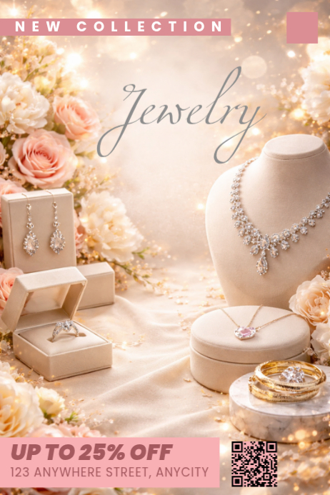 Cokelat Jewelry Promotion Poster Template | PosterMyWall
