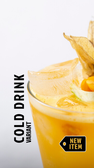 Cold Drink Template | PosterMyWall