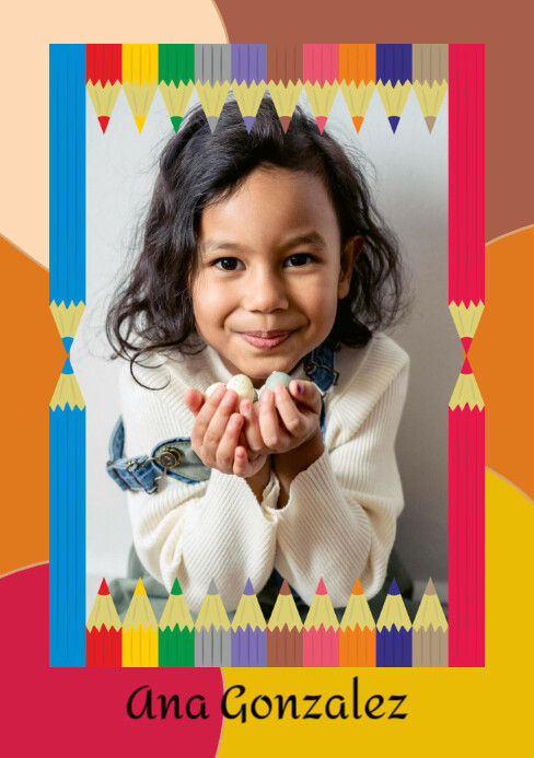 Collage Album A5 kids Template | PosterMyWall