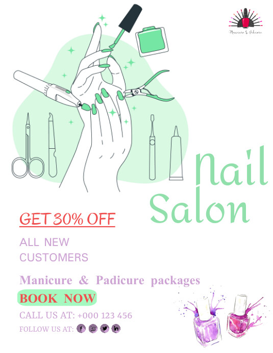 Copy of Collage Beauty Salon, Hair Salon, Beauty Parl | PosterMyWall