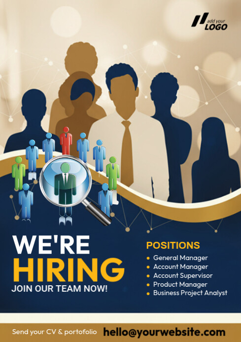 Plantilla de Collage Career Opportunity A4 | PosterMyWall