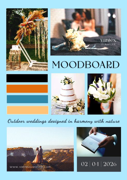 Plantilla de Collage Event Planning Mood Board | PosterMyWall