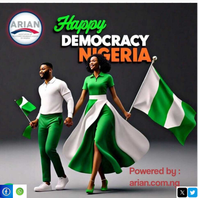 Copy of Collage Happy Democracy Nigeria Instagram Post | PosterMyWall