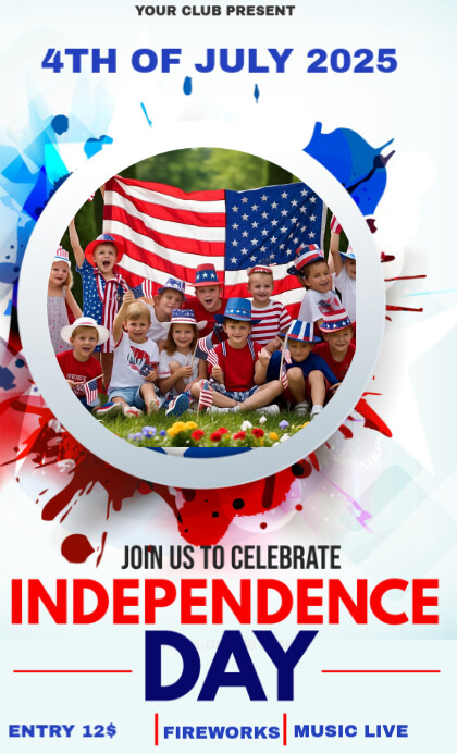 Collage Happy Independence Day 4th July 2025 Us Legal Template ...