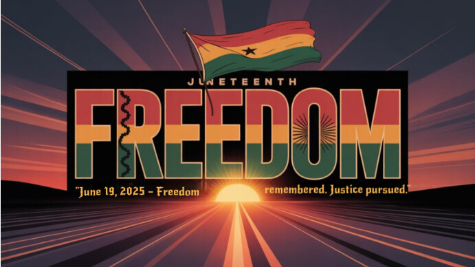 Copy of Collage Juneteenth Freedom Poster Powerful Emancipation Day Art ...