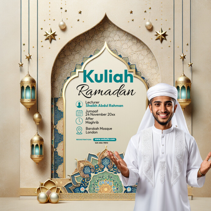 Collage Kuliah Ramadan Instagram Post Template | PosterMyWall