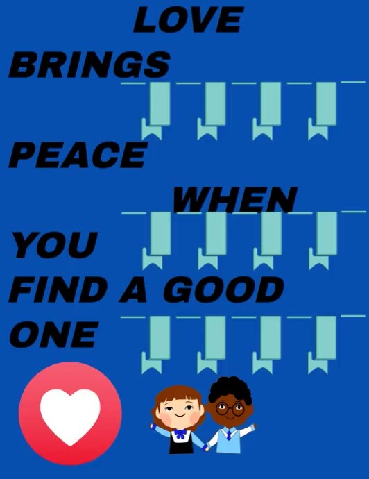 Collage Love Flyer (format Us Letter) Template | PosterMyWall