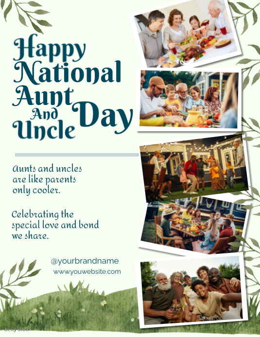 Collage National Aunt And Uncle Day Flyer (us Template | PosterMyWall