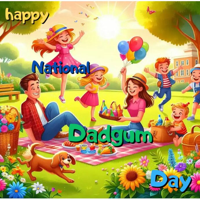 Copy of Collage National Dadgum Day Instagram Post | PosterMyWall