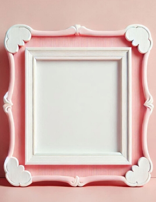 Copy of Collage Pink Photo Frame Flyer (us Letter) | PosterMyWall
