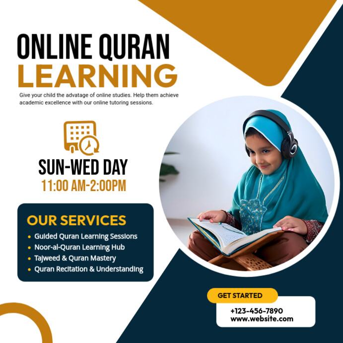 Collage Quran Learning Instagram Post Template | PosterMyWall