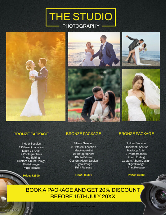 Wedding Photography Price List Template Photography Pricing Guide,