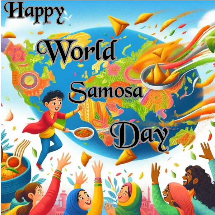 Plantilla de Collage World Samosa Day Instagram Post | PosterMyWall