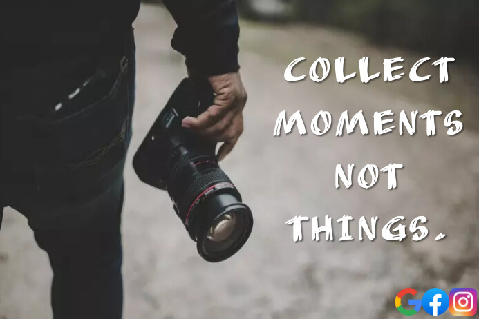 Plantilla de COLLECT AND THINGS QUOTE TEMPLATE | PosterMyWall