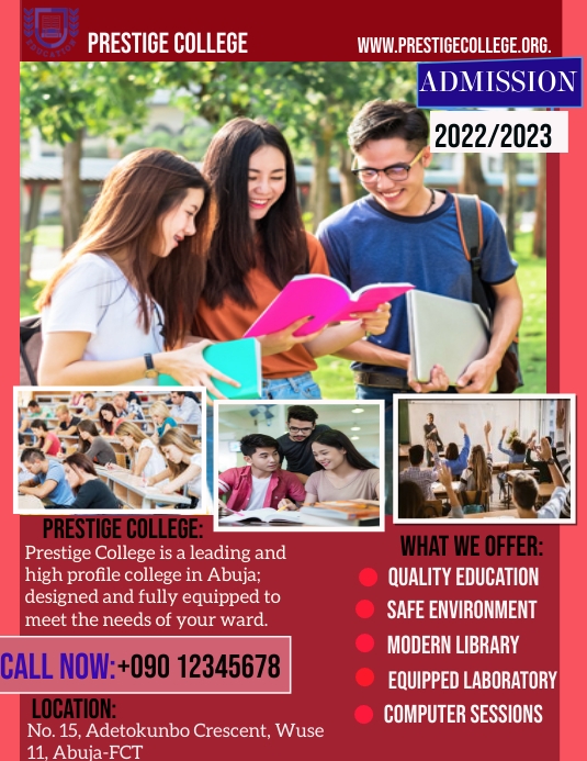 Copy of COLLEGE ADMISSION | PosterMyWall