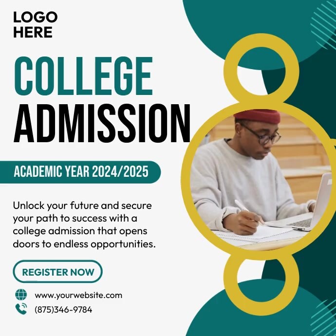 Plantilla de College Admission | PosterMyWall