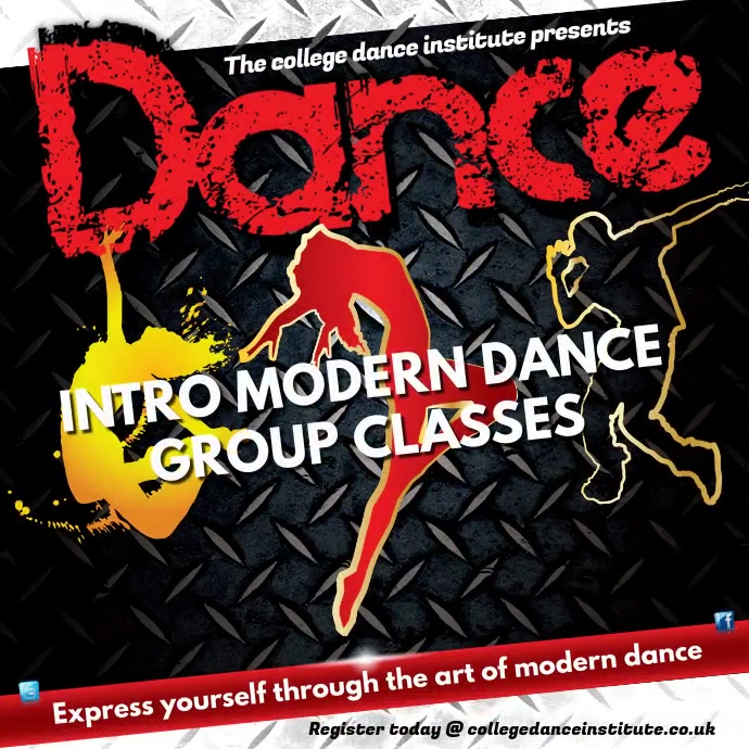 college dance institute advert Template | PosterMyWall