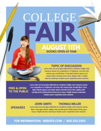 College School Open House Flyer Template | PosterMyWall