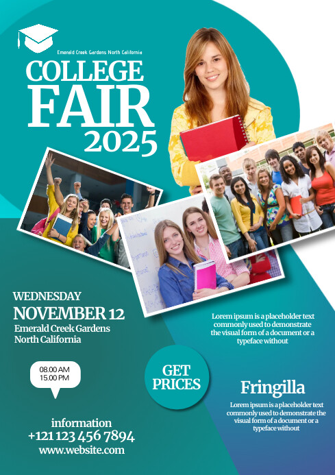 College fair flyer Template | PosterMyWall