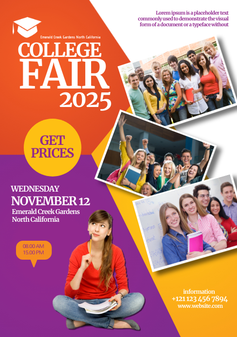 Copy of College fair flyer | PosterMyWall