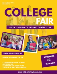 COLLEGE FAIR POSTER TEMPLATE | PosterMyWall