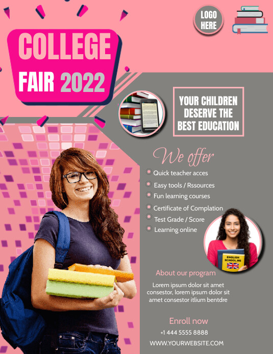 college fair poster template | PosterMyWall
