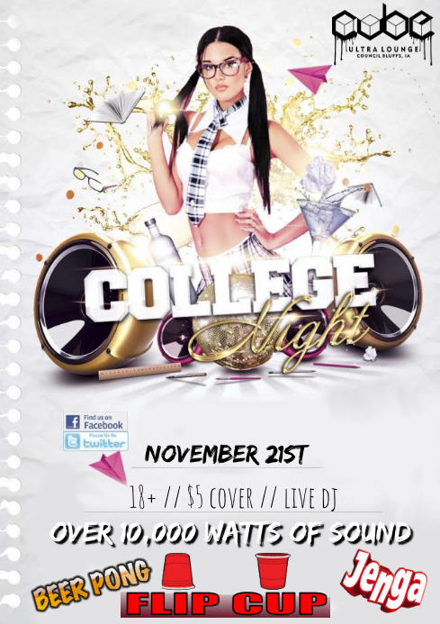 college night Template | PosterMyWall