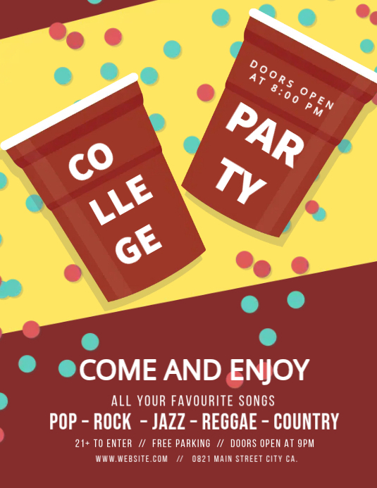 Copy of College Party | PosterMyWall