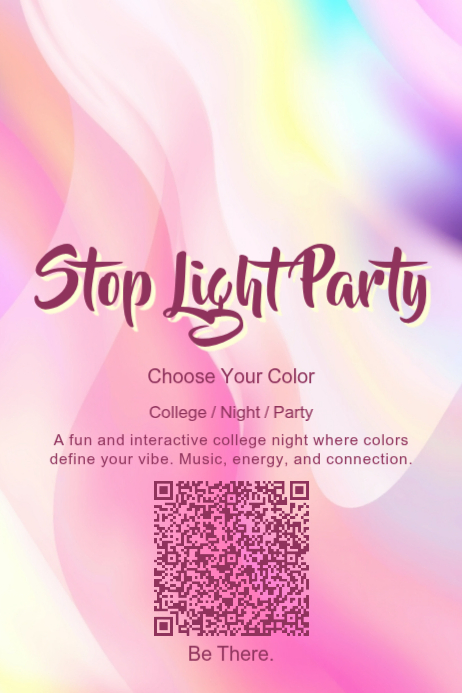 Copy of College Stop Light Party Flyer Template | PosterMyWall