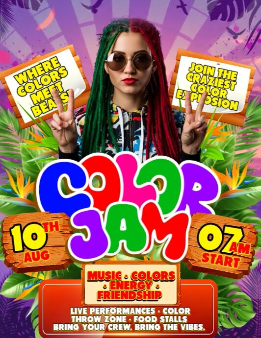 Copy of Color Beats Carnival | PosterMyWall