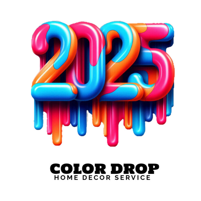 Color Drop 2025 Logo Template | PosterMyWall