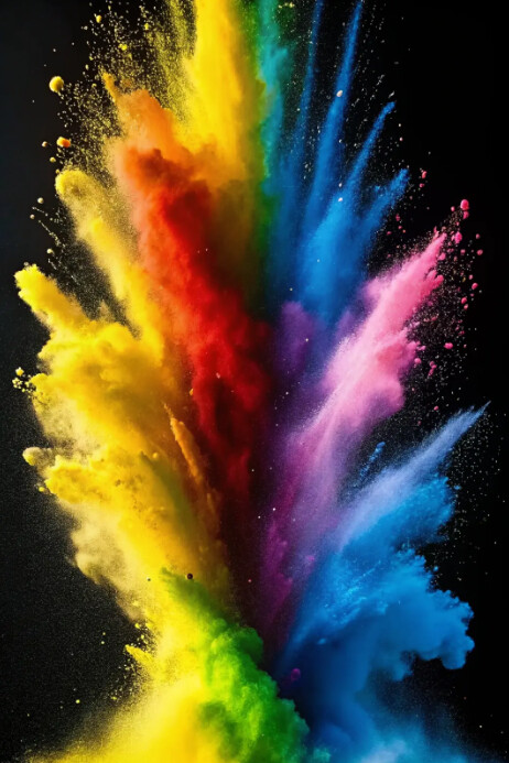 Color explosion Templat | PosterMyWall