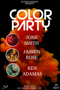 Color party flyer template | PosterMyWall