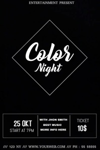 color event Flyer Template | PosterMyWall