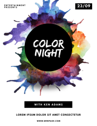 Color Party Flyer Template | PosterMyWall
