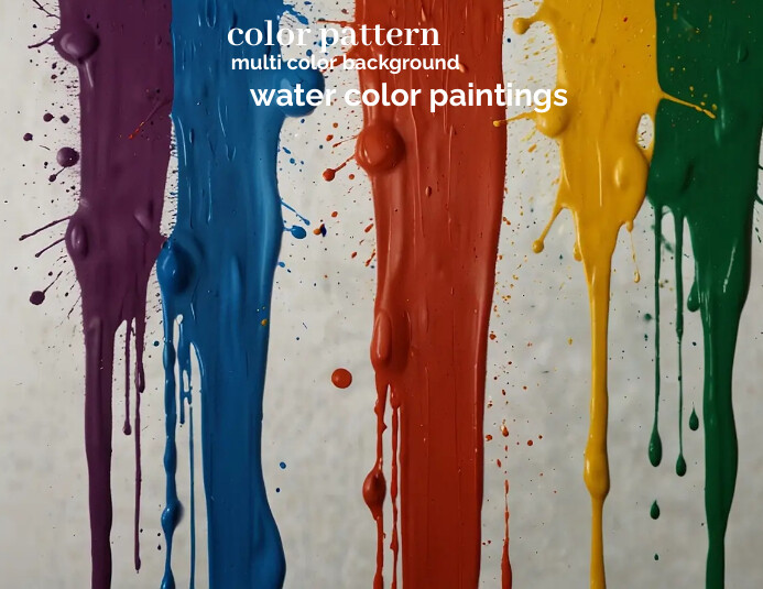 Color Painting Template | PosterMyWall