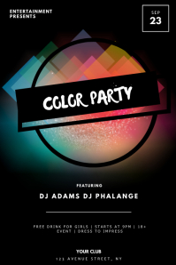 Colorful Party Flyer Template | PosterMyWall