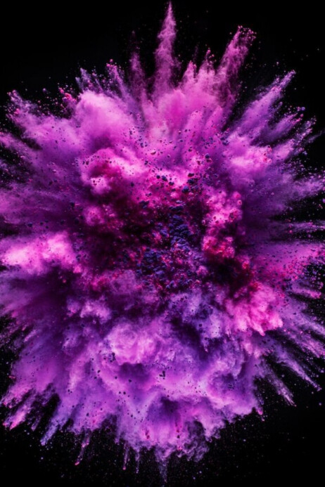 Copy of Color powder template design | PosterMyWall