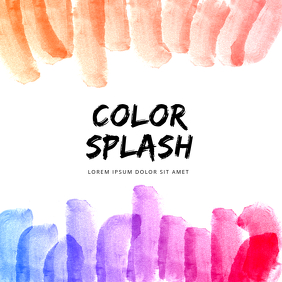 Color Splash Album Cover Template | PosterMyWall