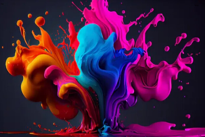 Color splash background template. | PosterMyWall