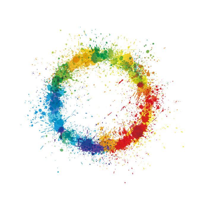 Copy of Color wheel color splash ring | PosterMyWall