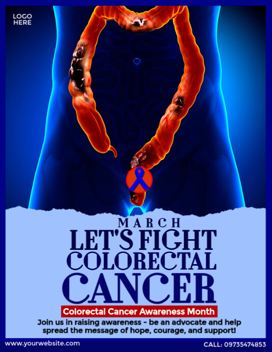 colorectal cancer awareness flyer Template | PosterMyWall