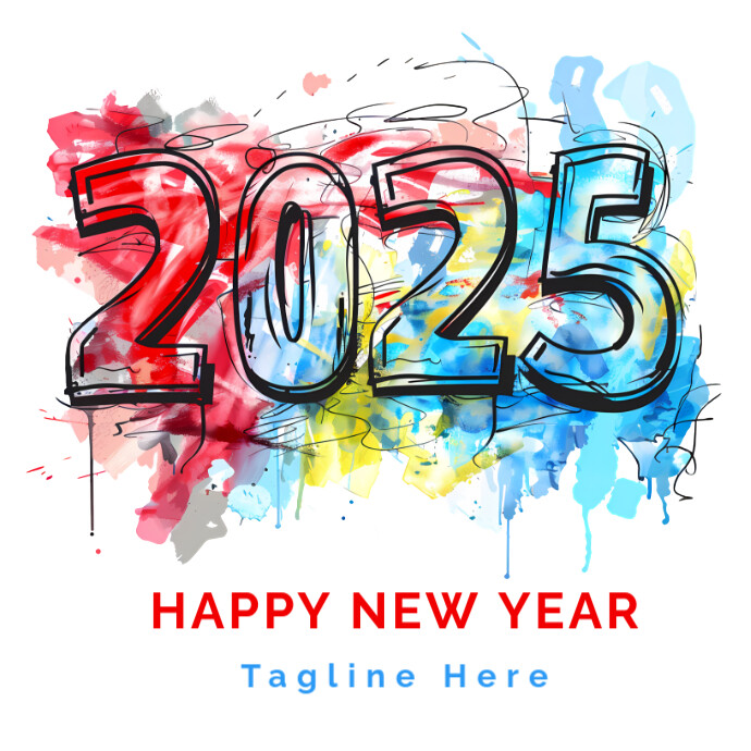 Colorful 2025 Design Logo Template | PosterMyWall