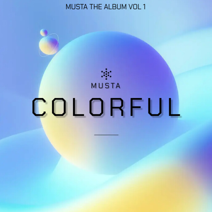 COLORFUL Album Cover Template | PosterMyWall