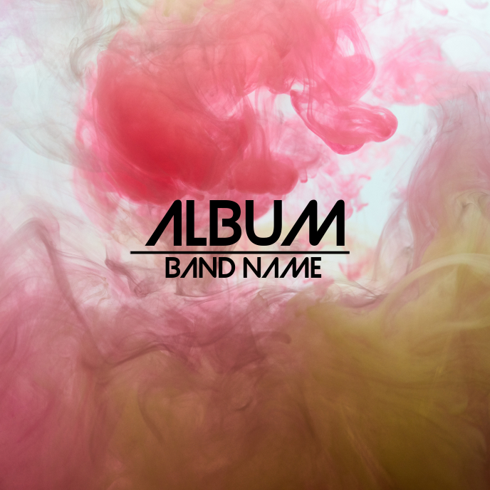 Colorful Album cover flyer template | PosterMyWall