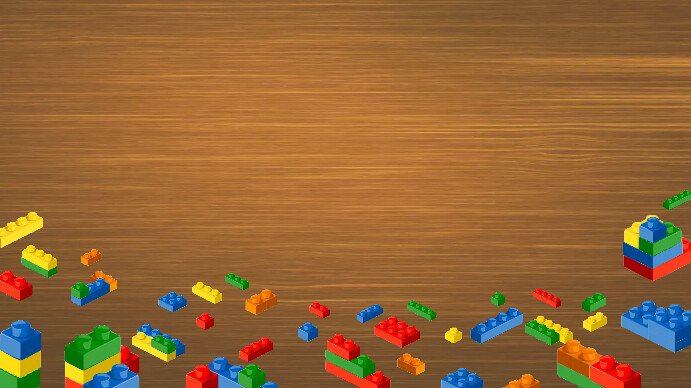 colorful bricks presentation background Template | PosterMyWall