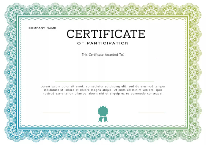 Colorful Certificate Template v2 | PosterMyWall