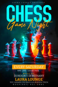Chess Game Night Template | PosterMyWall